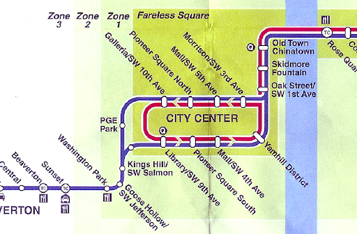 The Evolution Of The TriMet MAX Map 3: Along The Red Line | The ...